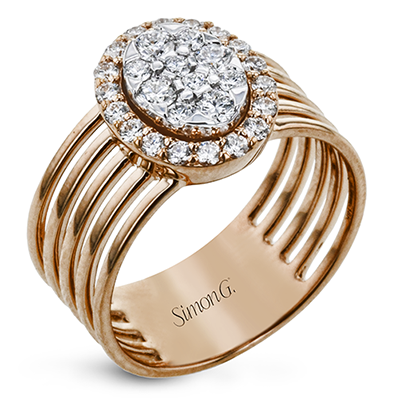 Right Hand Ring in 18k Gold with Diamonds - Cooper & Binkley