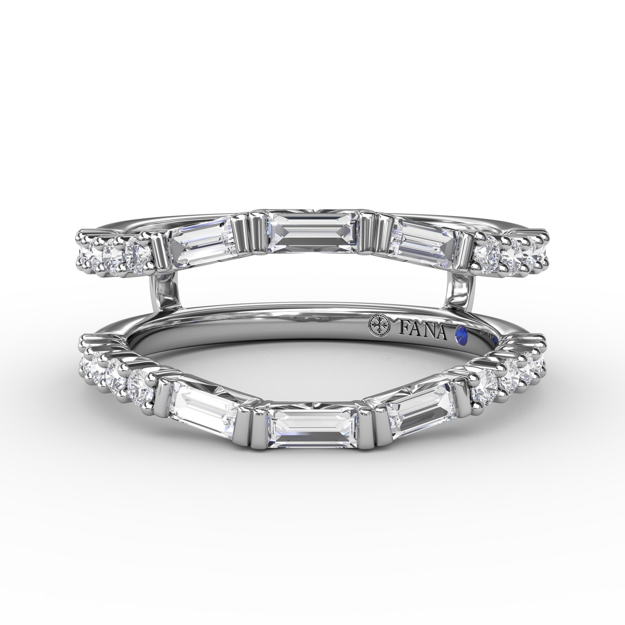 Baguette And Diamond Insert Ring - Cooper & Binkley